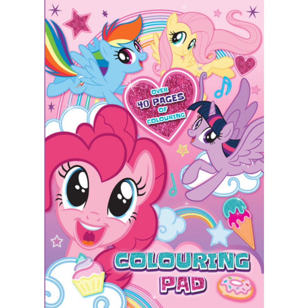 (ESA)MY LITTLE PONY ACTIVITY & COLOURING BOOK SET (WITH ACTIVITY PAD ...