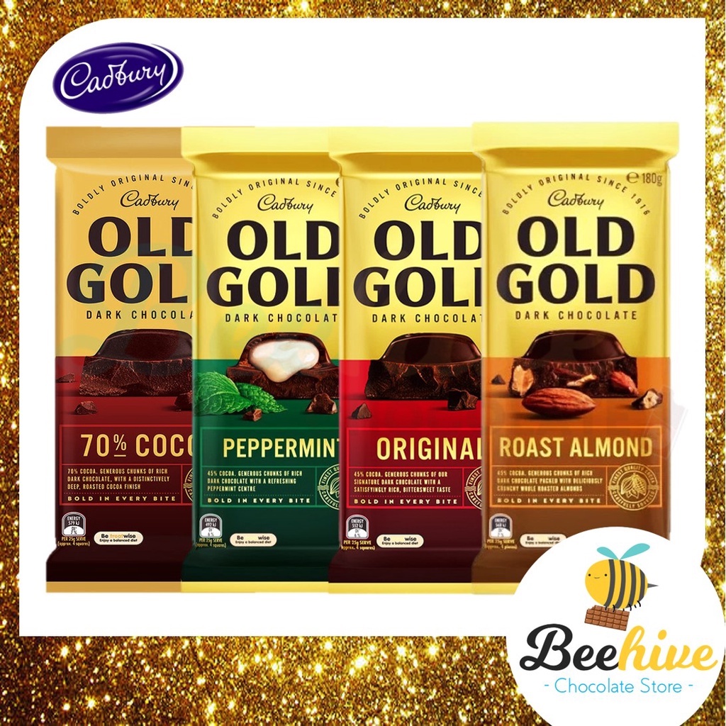 Cadbury Old Gold Dark Chocolate 180g | Shopee Malaysia