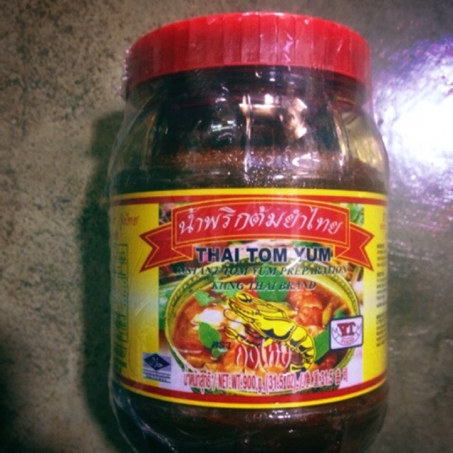 Pes Tom Yam Jenama Khung Thai 900 Gram Tulisan Thai Made In Thai ...
