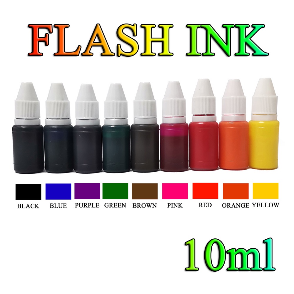 [READY STOCKS] PRE INK FLASH STAMP INK/ RUBBER STAMP INK/ CHOP INK ...