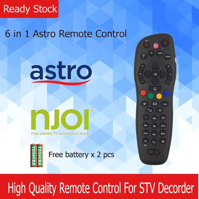 REMOTE CONTROL Replacement For ASTRO PVR, ASTRO BEYOND, NJOI with ...