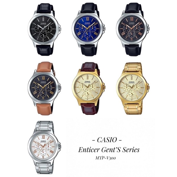 [100% ORIGINAL] CASIO ANALOG MEN MTP-V300 SERIES | Shopee Malaysia