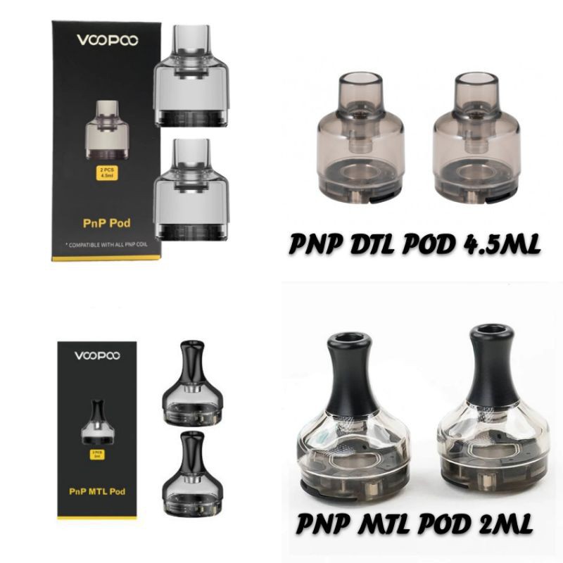 Original voopoo cartridge mtl pnp pop and dtl pnp pod for voopoo drag s ...