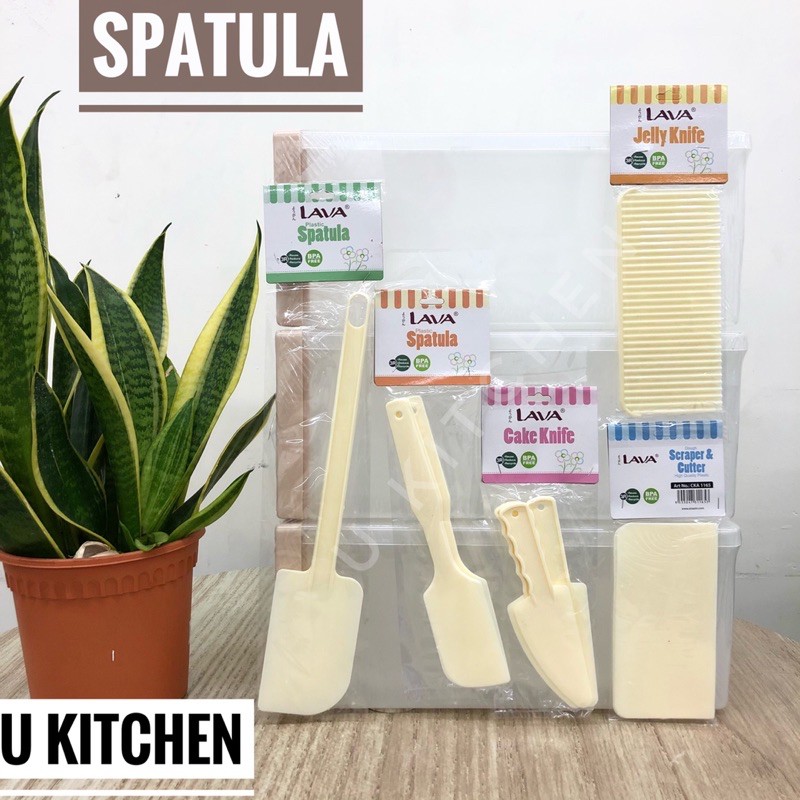 Lava Spatula Cake Knife Jelly Knife Scraper and Cutter | Shopee Malaysia