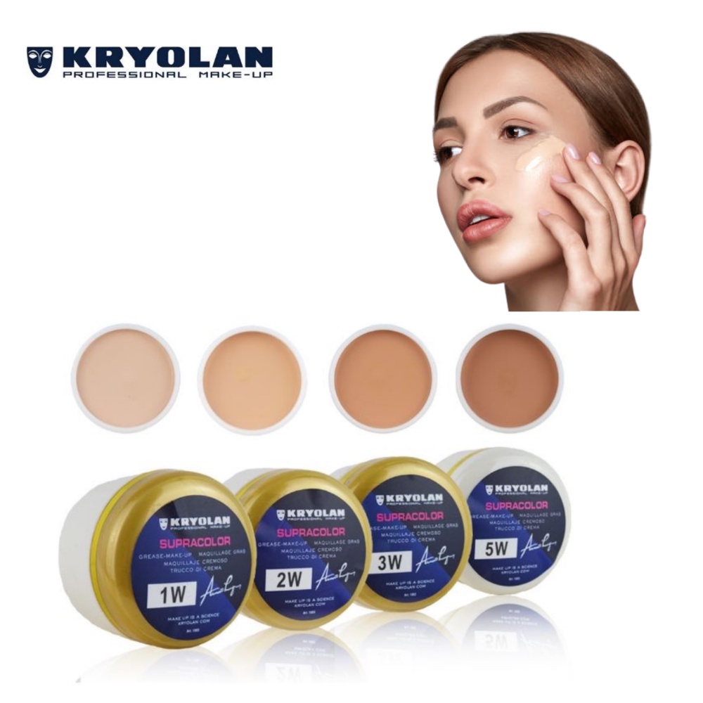 SUPRACOLOR KRYOLAN FOUNDATION CREAM GREASE PROFESSIONAL MAKEUP | Shopee ...