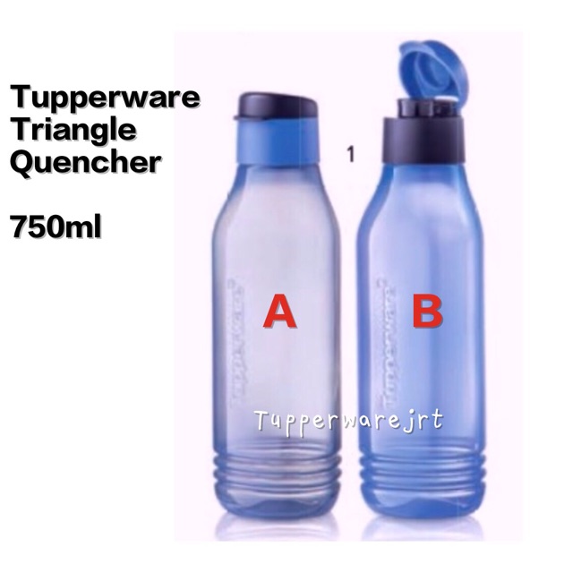 Tupperware Triangle Quencher Fliptop Bottle 750ml x 1pc | Shopee Malaysia