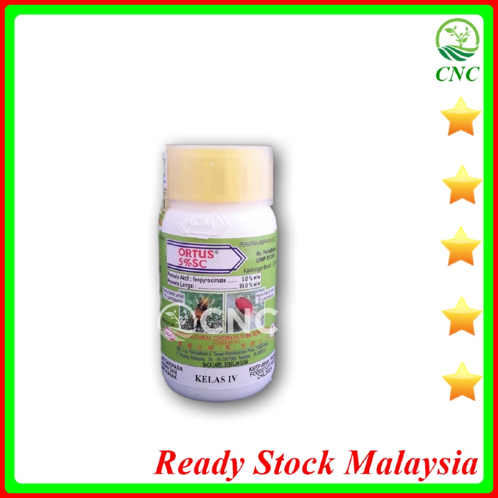 250ML Ortus 5%SC ACM Fenpyroximate 5.0% Racun Hama Hamama Miticides ...
