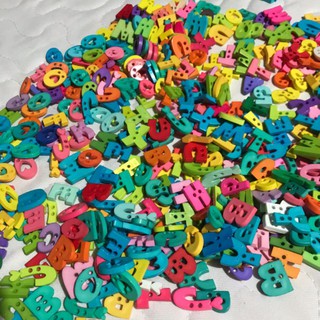 Alphabet Name (Huruf) Comel / Button / Huruf / Butang Huruf | Shopee ...
