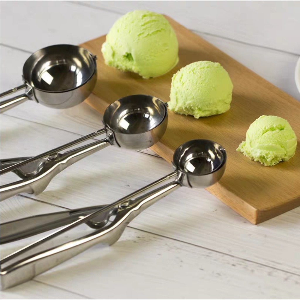 Ice cream Scoop (Small), 40mm 50mm 60mm Ice cream scoop Stainless Steel ...