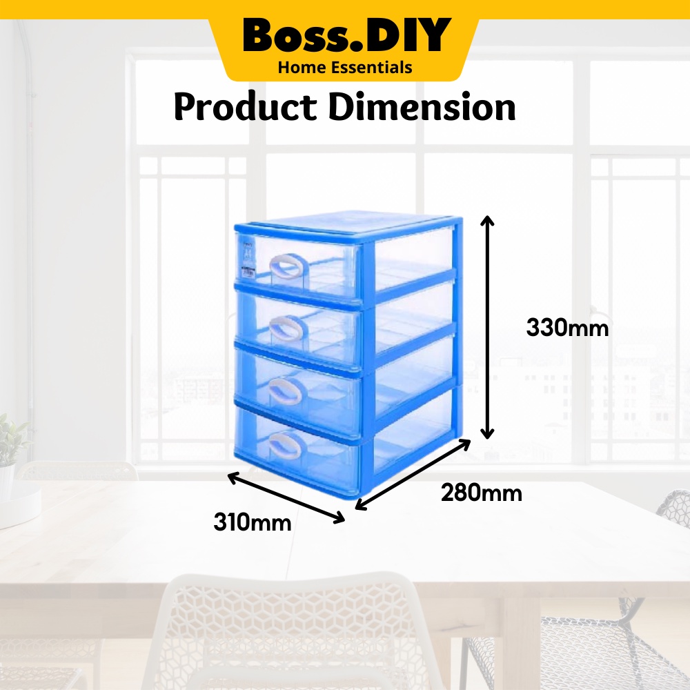 LAVA A4 Drawer 3 Tier Document Drawer Desk Drawer DW5923 | Shopee Malaysia