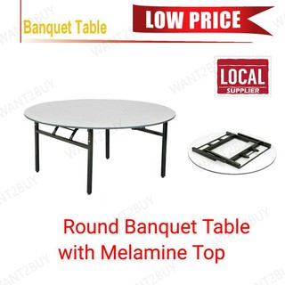 🇲🇾 🔥 3 Size 4/5/6 Feet Restaurent Event Wedding Dinnig Meeting Round ...