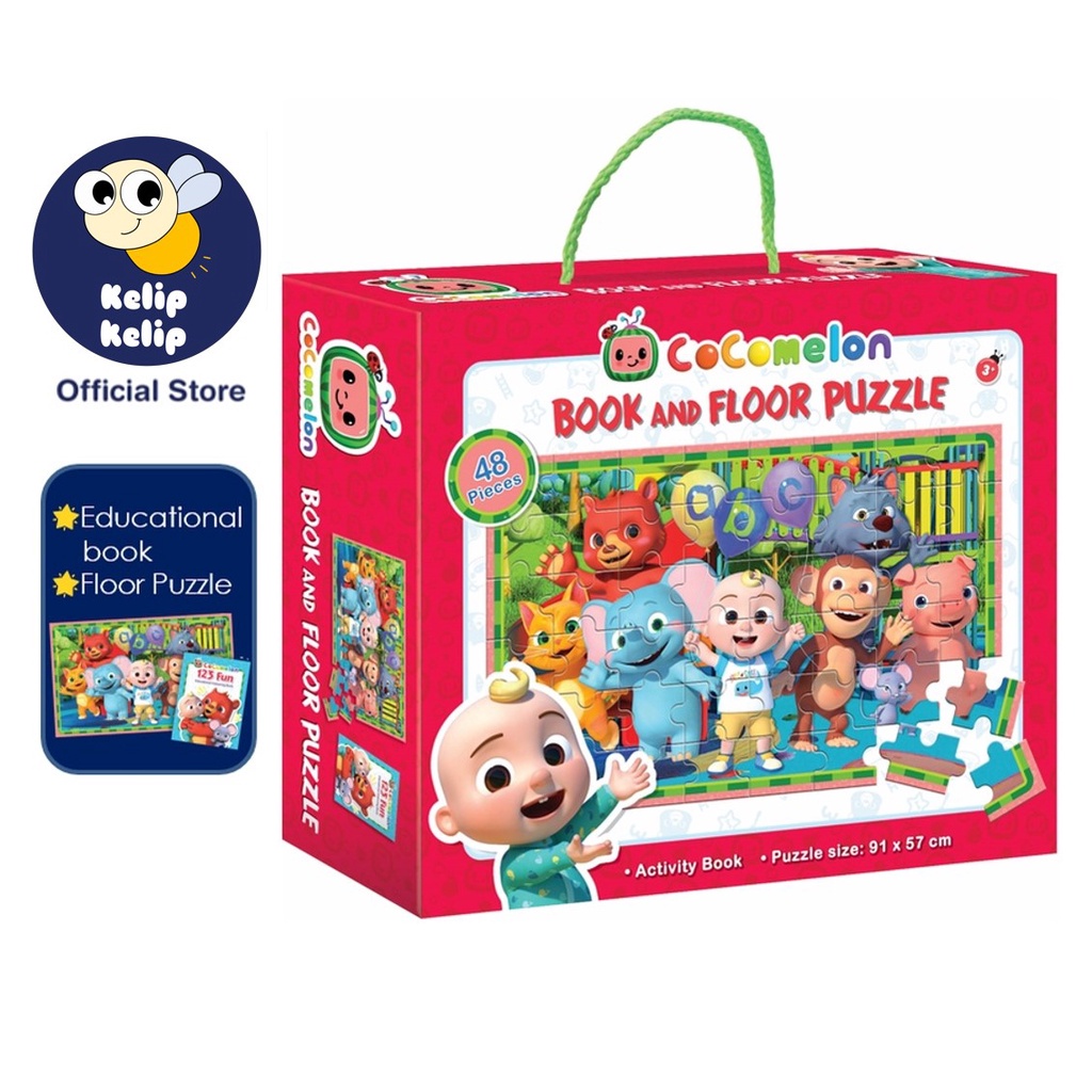 CoComelon Activity Book & Floor Puzzle Large Gift Set For Kids to Learn ...