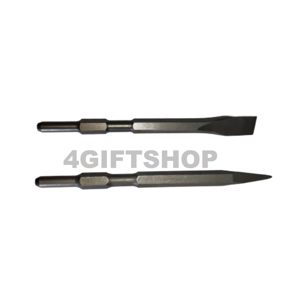 [17mm X 280mm] ELECTRIC DEMOLITION HAMMER CHISEL BIT/ HACKER CHISEL BIT ...