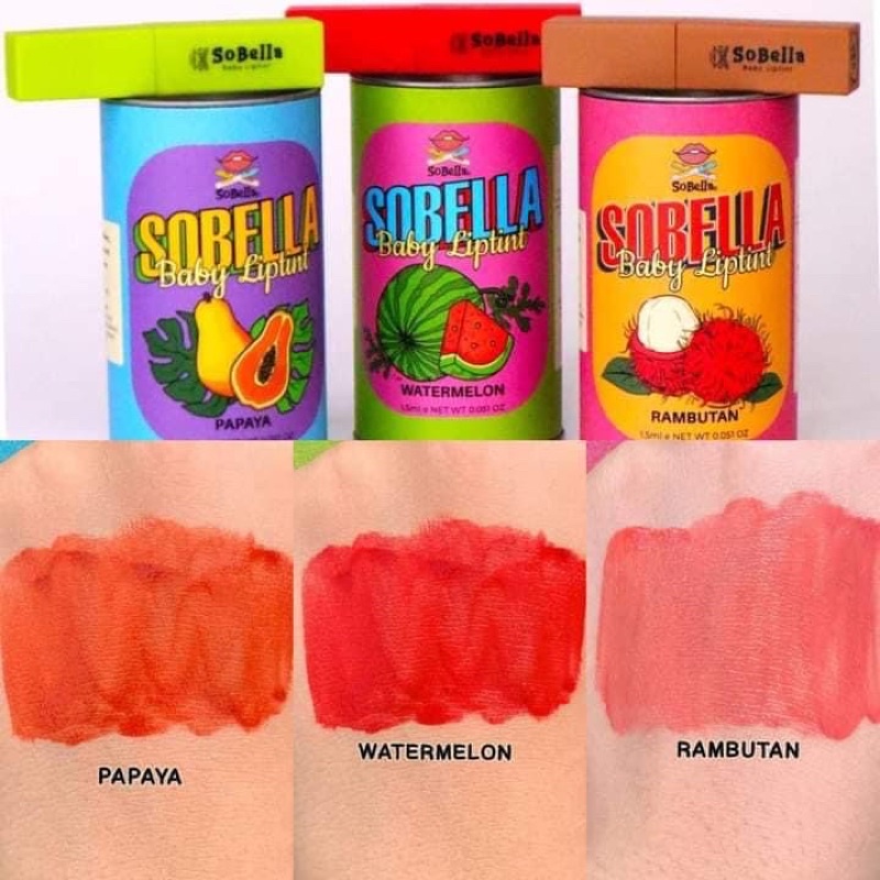 Baby Fruit Tulip Strawberry Sunflower Rafflesia Lip Tint Flower Edition ...