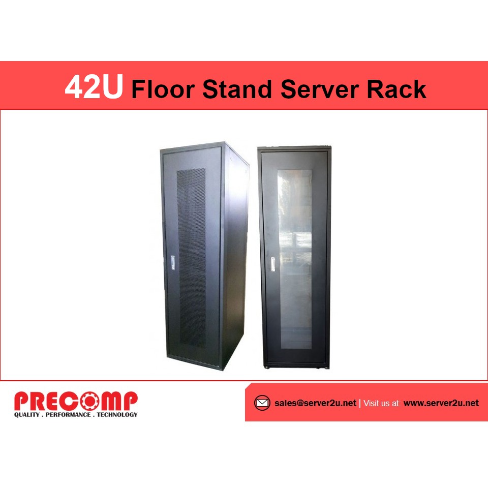 ST Rack 42U Floor Stand Server Rack (Perforated/Perspex) (ST-FS4266 ...