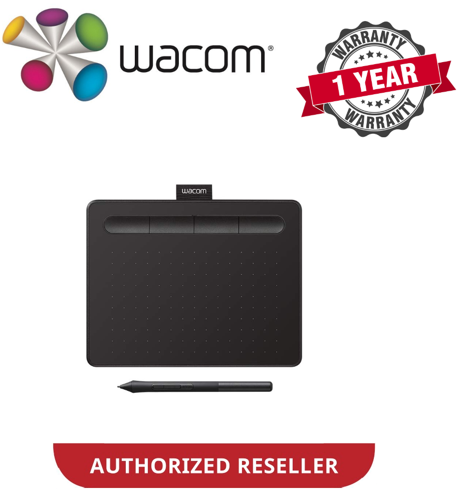 Wacom CTL-4100 Intuos S Drawing Tablet Black (CTL-4100/K0-CX) | Shopee ...