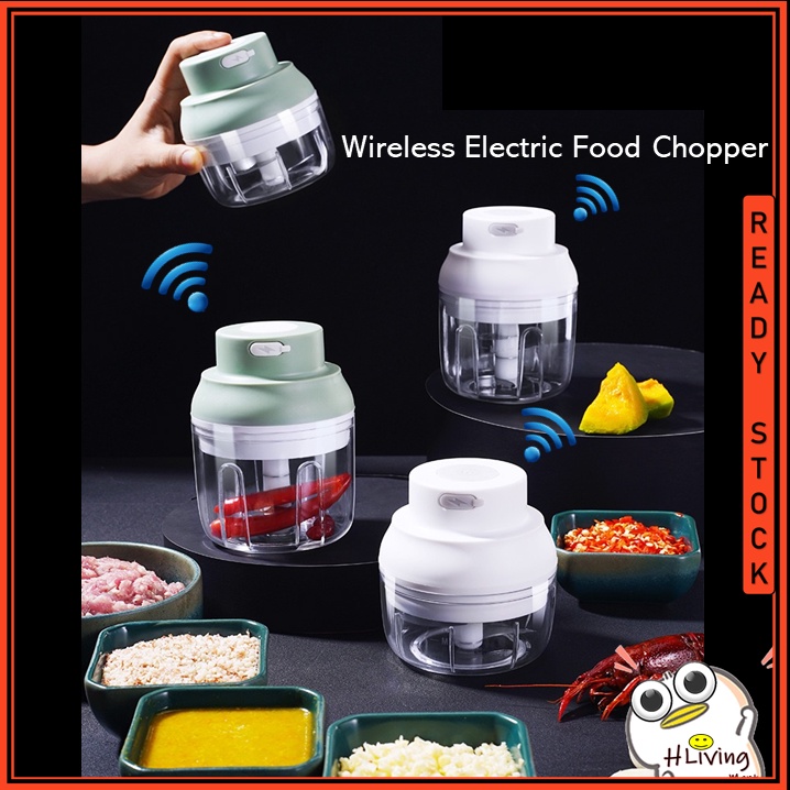 Wireless Chargeable Electric Food Chopper Mini Blender Meat Grinder ...