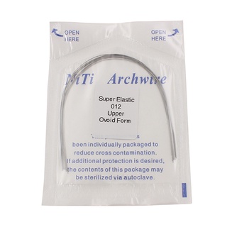 10pcs/pack Dental Orthodontic Niti Archwire Ortho Round Arch Wire Ovoid ...
