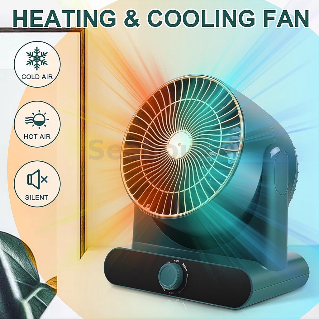 Upgraded cooling and heating fan Home Mini heater Office desktop mini ...