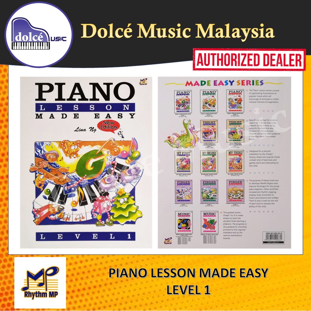 Rhythm MP - Piano Lesson Made Easy Level 1 | Shopee Malaysia