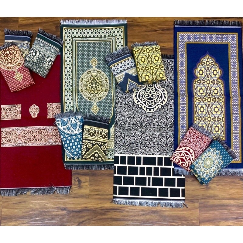 Sejadah Muka Tenun Panjang Al Raudah Turkey 35 x 70 CM Sejadah Travel ...