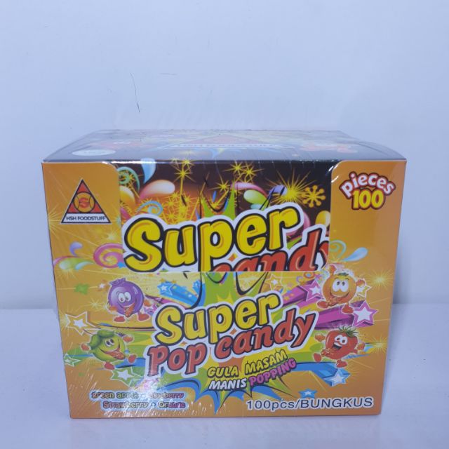 Super Pop Candy/Gula Meletup Mulut (100pcs) | Shopee Malaysia