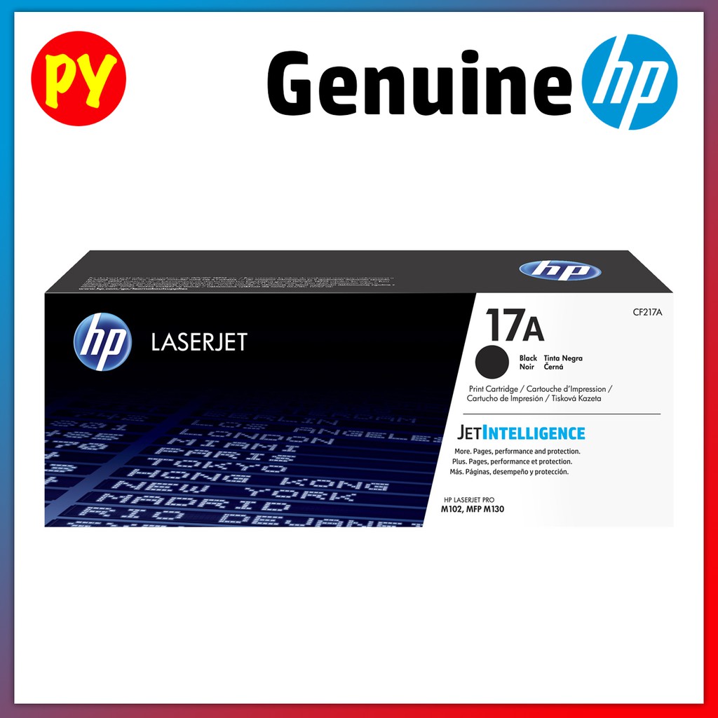 HP 17A Black Original CF 217A LaserJet Toner Cartridge CF217A | Shopee ...