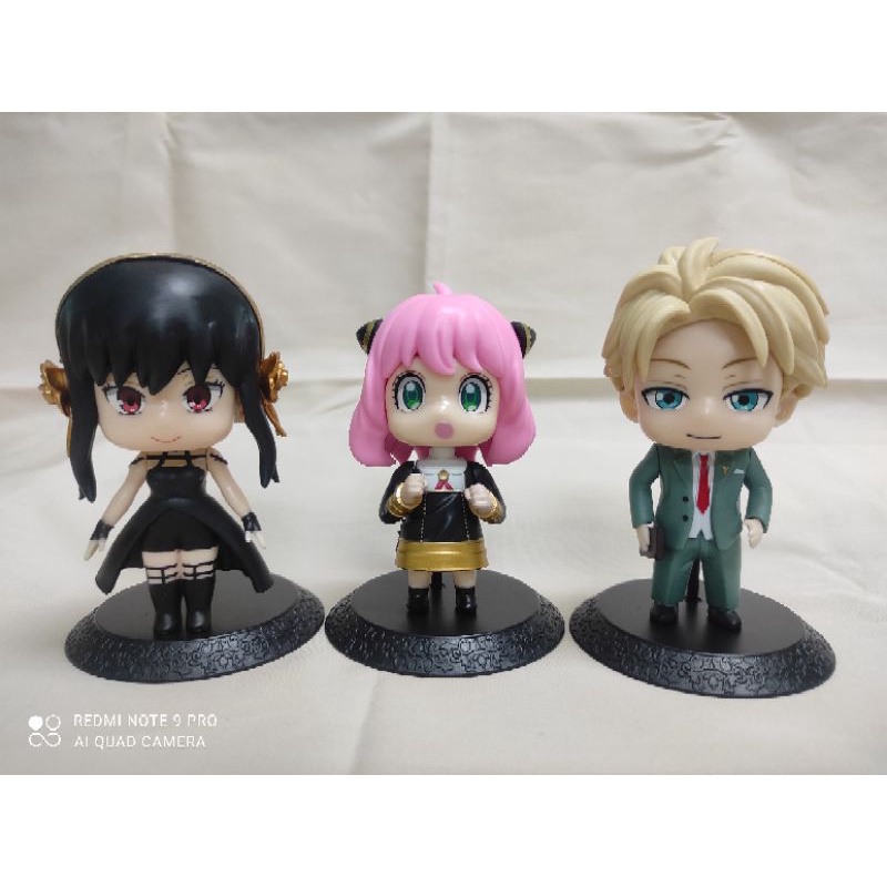 Spy X Family Anime Figure ( 1 Set Forger Family : Loid , Annya , Yor ...