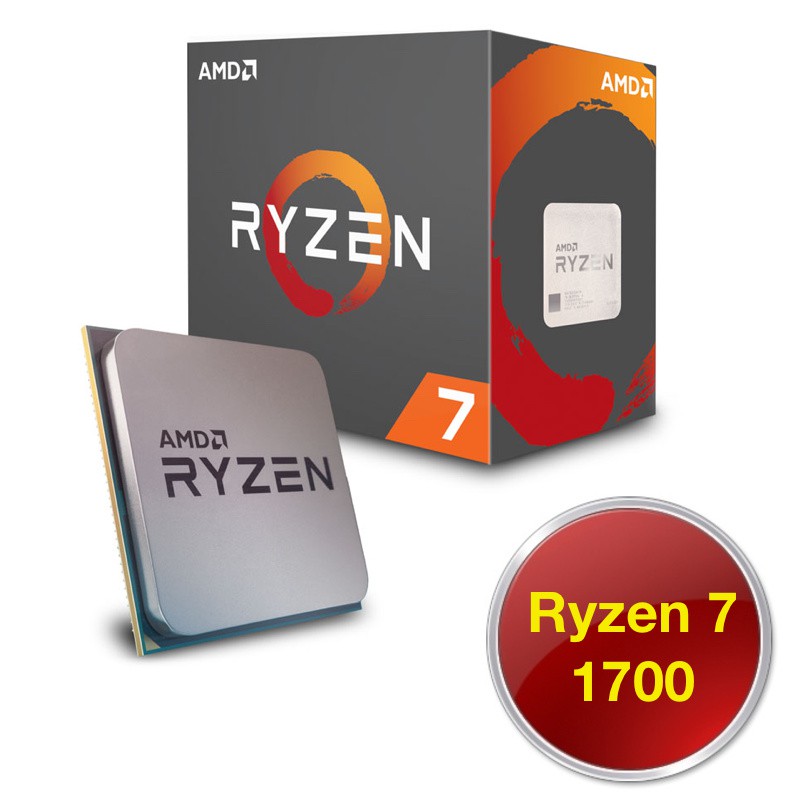 AMD Ryzen 1700 R7 1700 GHz Used GAMING Zen Eight-Core