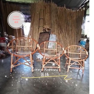 100% Handmade Rattan chair/ Kerusi Rotan/ 红藤椅子 (3 Saiz) | Shopee Malaysia