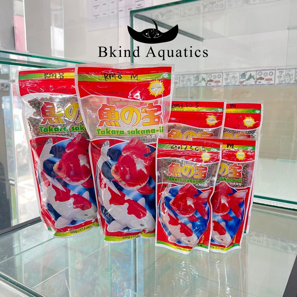 Takara Sakana Fish Food (S/M/L) (100g/200g/500g) | Shopee Malaysia