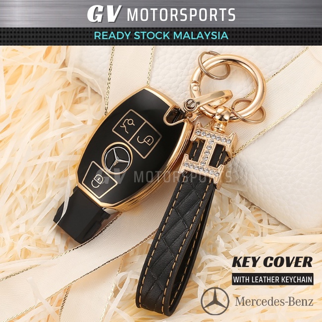READY STOCK Mercedes Benz Key Cover Case Car TPU Fob Keychain For CLA ...
