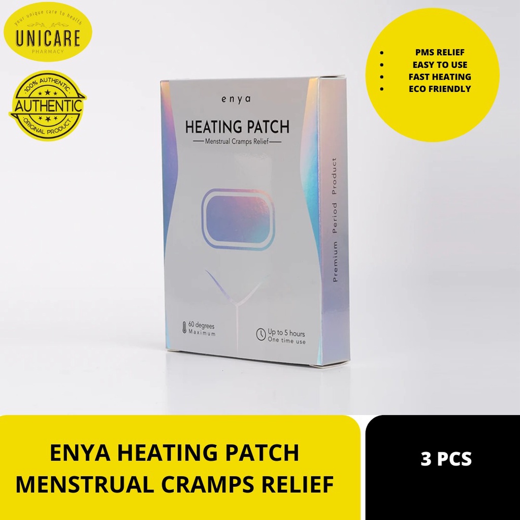 ENYA HEATING PATCH MENSTRUAL CRAMPS RELIEF (3 PATCHES) | Shopee Malaysia