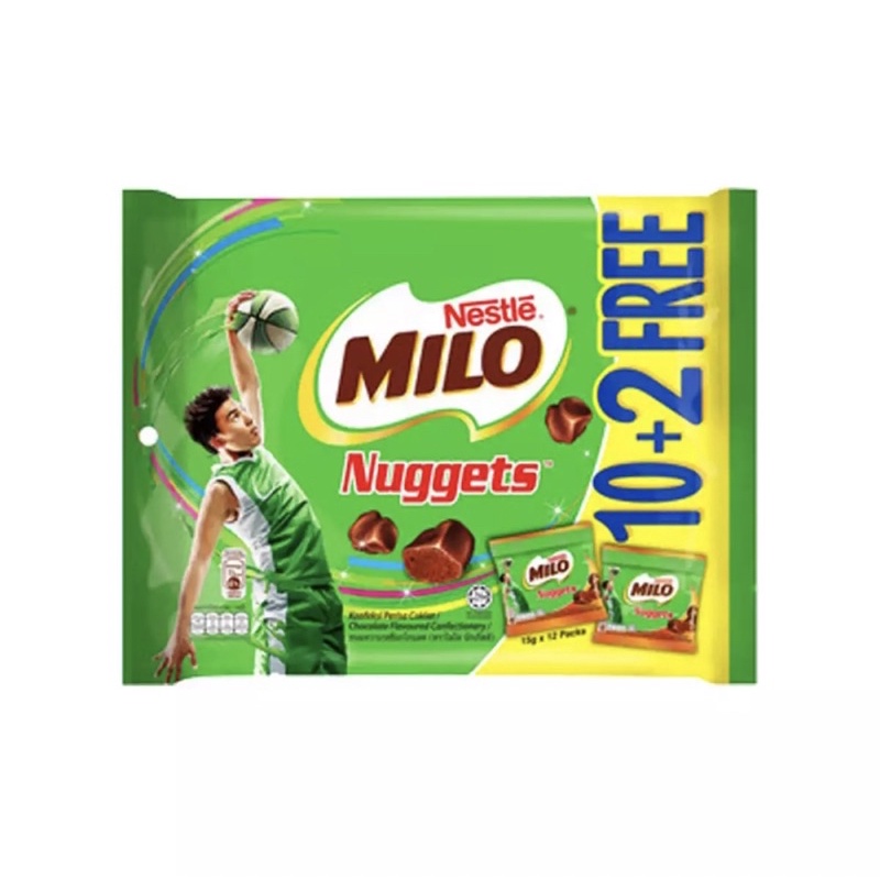 Milo nugget Fun Pack Nestle (10+2 pack) 15g per pack | Shopee Malaysia