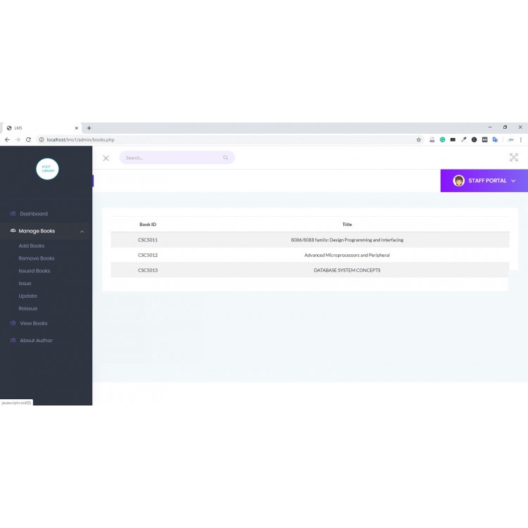 New Simple Library Management System (Complete) | Shopee Malaysia