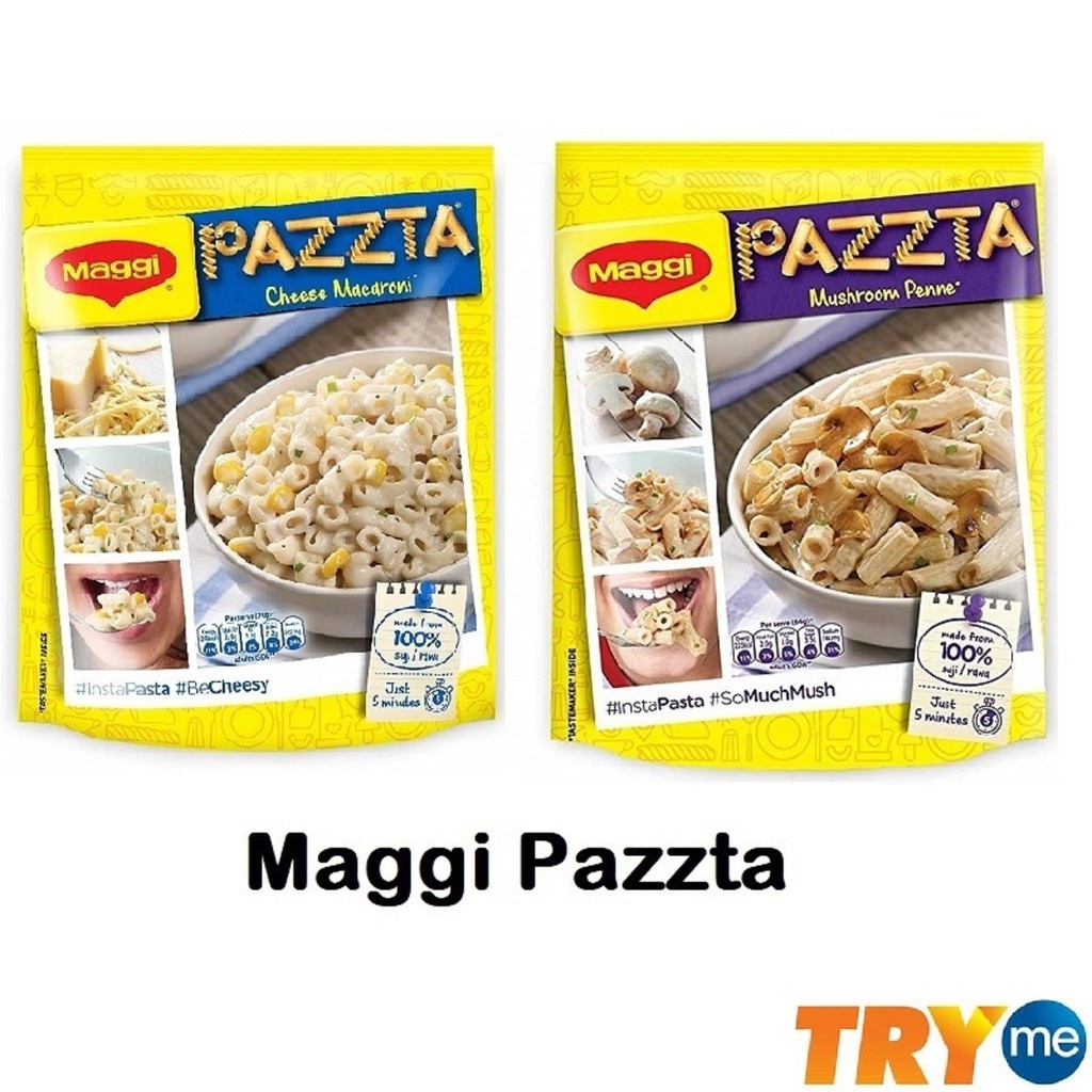Maggi Pazzta (Cheese Macaroni 70g / Mushroom Penne 64g) | Shopee Malaysia