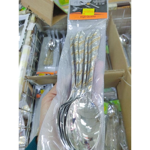 Langkawi Sudu/Garfu Murah Berkualiti (Dinner Spoon/Fork Set) | Shopee ...