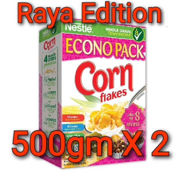 [Super Saver] Nestle Corn Flakes 500gm X 2 Box Cereal Cornflakes Jumbo ...