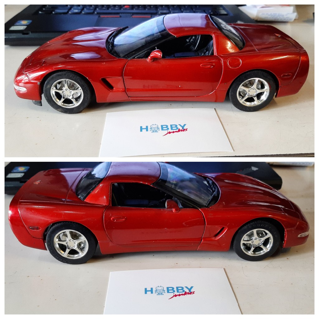 Hot Wheels 1998 C5 CORVETTE 2000 Candy Red Preloved Mattel Diecast Car ...