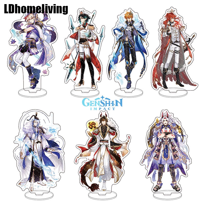 genshin impact standee watercolor style genshin impact Fatui Raiden ...