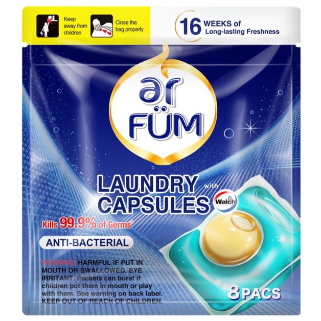 Walch Ar Fum Laundry Capsules (8pcs x 12g) | Shopee Malaysia