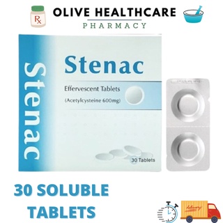 STENAC Effervescent Tablets 600mg [EXP 10/2024] | Shopee Malaysia