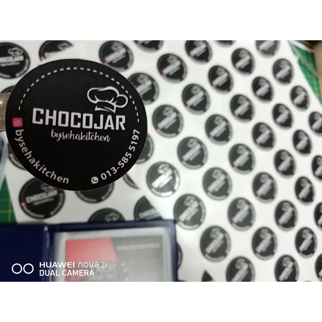 Sticker Mirrokote custom 7CM/ Stiker Cantik | Shopee Malaysia