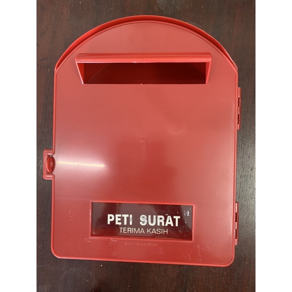 PVC Red Post Letter Box / Plastic Mail Box / Peti Surat Plastik ...