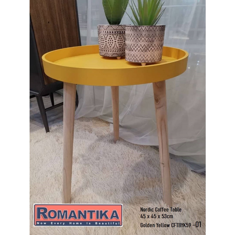 Modern Minimalist Premier Quality Nordic Coffee Table 3 Legs Side Table ...