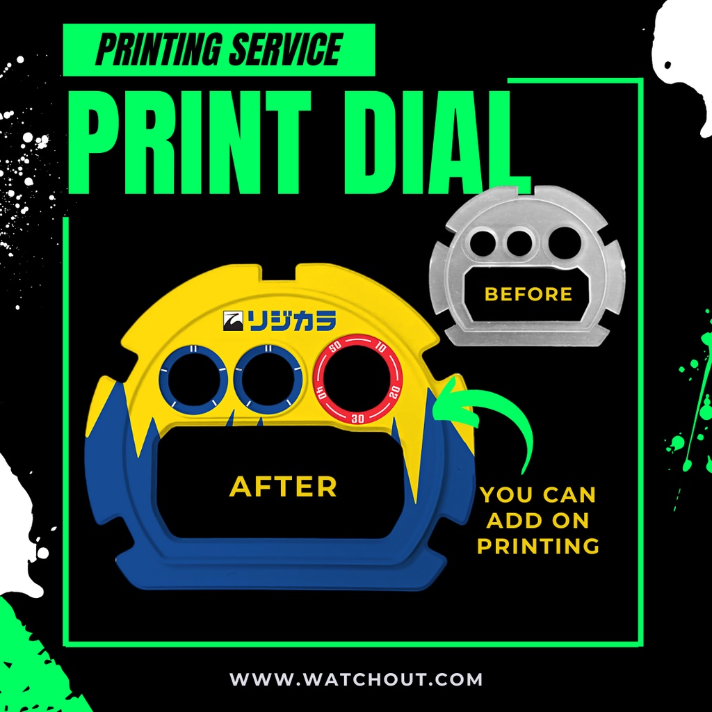 Servis Custom Print Design DW 6900 Faceplate Printing Service | Print ...