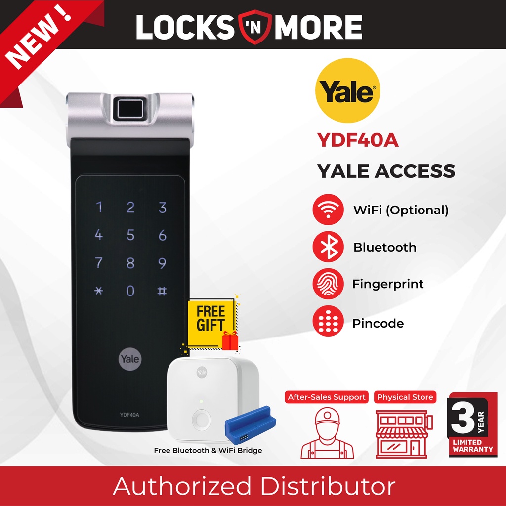 (LATEST 2022) YALE YDF40A Deadbolt Smart Door Lock (FREE Yale Connect ...