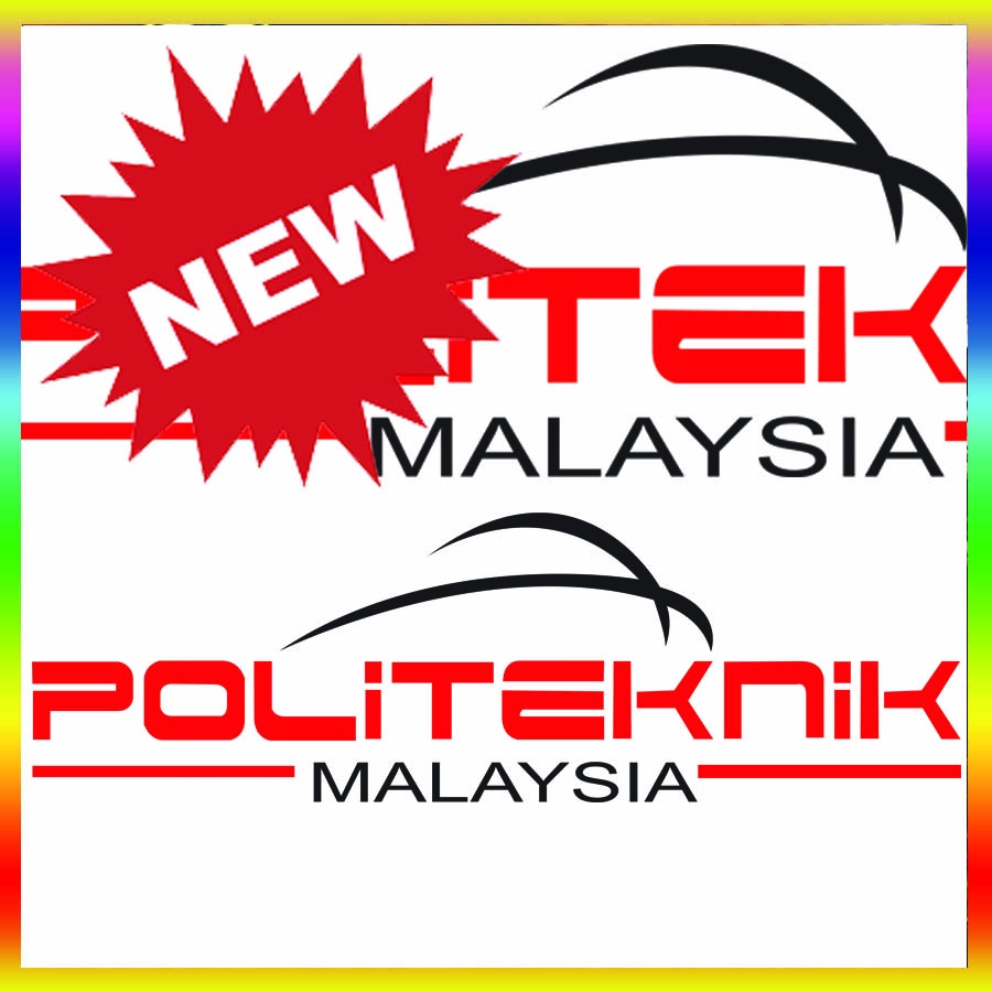 POLITEKNIK CAR STICKER - Stiker Kereta Politeknik - Saiz 290 mm (lebar ...