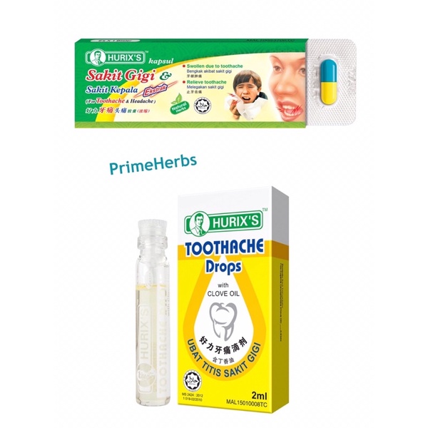 Hurix sakit gigi treatment package - 1 unit sakit gigi drop + 1 unit ...