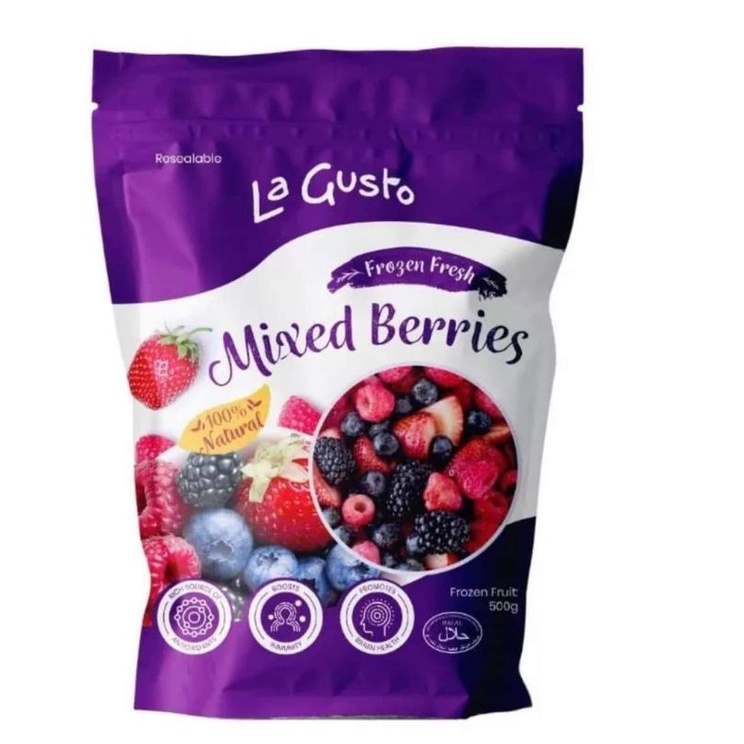 Frozen Fruits Strawberry/Mixed Berries/Raspberry/Blueberry | Shopee ...
